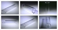 China Orthogonal Fine Grinding Sapphire Crystal Lenses Tube Optical 80 50 Scratch for sale