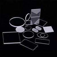China ROHS Rectangular Sapphire Crystal Lenses Al2O3 Sapphire Optical Window for sale