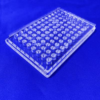 China Cnc Machine Quartz Glass Tube 2.2G CM3 Qquartz Test Tube Holes Industrial Use for sale