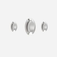 China CaF2 587.6nm Optical Glass Lenses 60x Plane Convex Lens for sale