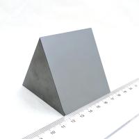 China OEM ROHS 90 Ray Silicon Lenses Infrared Triangular Glass Prism 400mm for sale