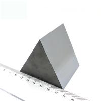 China OEM ROHS 90 Ray Silicon Lenses Infrared Triangular Glass Prism 400mm for sale