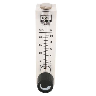 China LZT Series Acrylic Liquid Glass Tube Rotameter Water Flow Meter For Industrial for sale