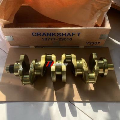 China Kubota V3307 Engine Crankshaft 1G777-23010 High Strength Alloy Steel for sale