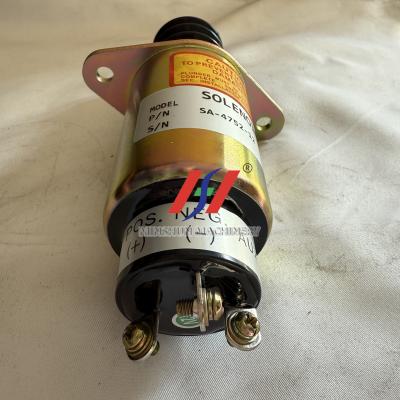 China SA-4752-12 Fuel Shut Off Solenoid Valve 12V Excavator Fuel Shut-Off Solenoid Valve for sale
