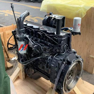 China 6D107 Komatsu Excavator Engine Inline Six Cylinder Turbocharged Diesel Engine for sale