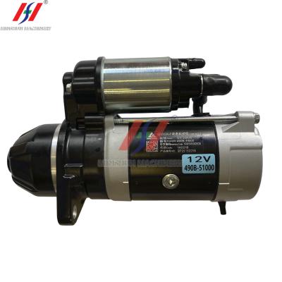 China 490B-51000 Starter Motor For 490 Series Diesel Engines for sale