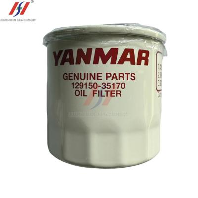 China Filter Element 129150-35170 Oil Filter For Yanmar Diesel Engines for sale