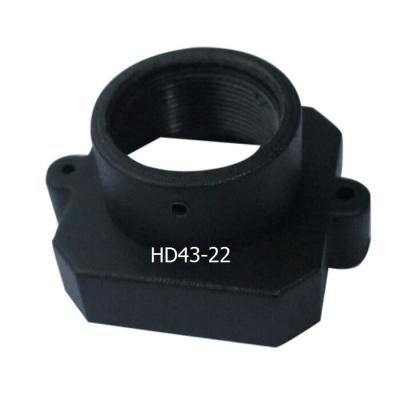 China Plastic M12x0.5 mount Lens Holder, 22mm fixed pitch holder for board lenses, height 12.9mm for sale