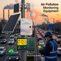 China Real Time Air Pollution Monitoring System , Outdoor Environmental Monitoring Station for sale