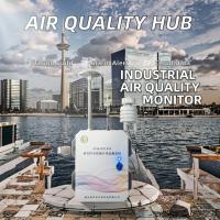 China Ambient Dust Monitoring Equipment Cloud Platform Real Time Outdoor Air Quality Detector for sale