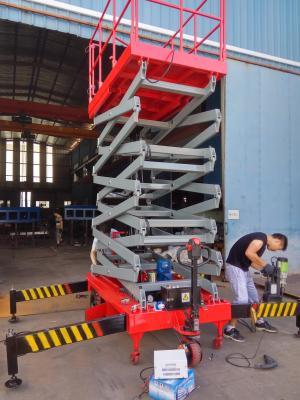 China Aerial working indoor/outdoor mobile scissor lift platform for sale