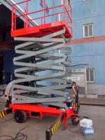 China Aerial working indoor/outdoor mobile scissor lift platform for sale