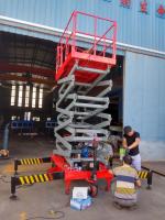 China Industrial Aerial Working Platform Hydraulic Electric Motorized Mobile Scissor Lift for sale