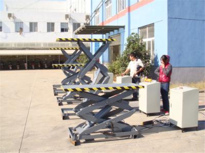 China Loading Bay Lifts ,Small Scissor Lift Platform Can Elevate 1000mm - 2000mm Different Height for sale