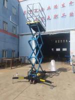 China 6m mobile hydraulic lift with mobile scissor arm structure and 1800*1000mm platform size for sale