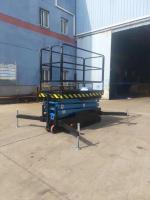 China 6m mobile hydraulic lift with mobile scissor arm structure and 1800*1000mm platform size for sale