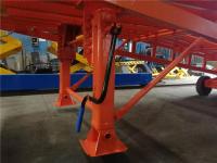 China 10 Ton Mobile Container Loading Ramps Fast Efficiency Working In Yard Orange Color for sale