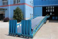 China Outdoor Forklift Mobile Yard Ramp With Galvanized Grid Steel Prevent Ramp Rust for sale