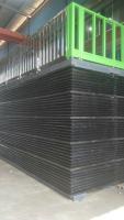 China Hydraulic Scissor Platform Lift Table With Safety Accordion Cover For Utility Protection for sale