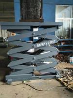 China Safety Toe Guard Electric Hydraulic Lift Table With Anti Skid Platform for sale