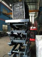 China Safety Toe Guard Electric Hydraulic Lift Table With Anti Skid Platform for sale
