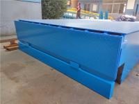 China Loading Dock Hydraulic Ramp Hydraulic Dock Levelers 10000KG 15000KG Blue for sale
