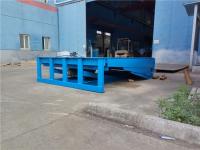 China Loading Dock Hydraulic Ramp Hydraulic Dock Levelers 10000KG 15000KG Blue for sale
