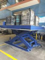 China Pit Mounted Stationary Scissor 4000kg Hydraulic Dock Lift With Toe Guard for sale