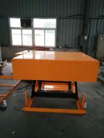 China 1600mm Height Stationary Hydraulic Scissor Lift Table Lifting Up for sale