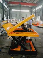 China Electric Hydraulic Tilting Lift Tables, Tilting Lift Platforms Are In Industrial Applications for sale