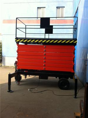 China 12M Over Height Protected Device Electric Aerial Hydraulic Portable Scissor Lift Table for sale