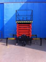 China 12M Over Height Protected Device Electric Aerial Hydraulic Portable Scissor Lift Table for sale