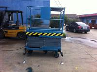China Two Control Box Mobile Scissor Lift Table 380V 50HZ Voltage Scissor Arm Support for sale