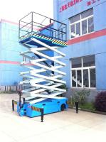 China Portable Mobile Scissor Lift Table With Extendable Platform Anti Explosion Valves for sale