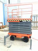 China Hotel Indoor Electric Scissor Lift Aerial Working Platform 300KG AC415V for sale