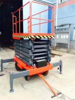 China Hotel Indoor Electric Scissor Lift Aerial Working Platform 300KG AC415V for sale