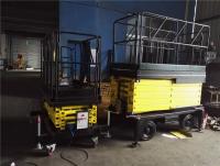 China Mobile Aerial Work Platform 380v One Man Scissor Lift 500kg Load Ce Approval for sale