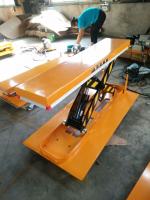 China Powered Hydraulic Scissor Lift Table,Small Stationary Hydraulic Lift Table For Warehouse Loading for sale