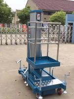 China AC220V 50HZ Voltage Electric Hydraulic Mast Aluminum Alloy Mobile Aerial Platform for sale
