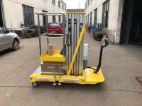 China Easy Walking Aerial Work Platform Custom Motorized Wheel AC220V 50HZ for sale