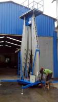 China Aluminum Alloy Triple Mast Aerial Work Platform Explosion Proof Safety Valves for sale