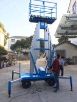 China High Chassis Specially Outdoor Aerial Working Aluminum Mast Elevated Work Platform for sale