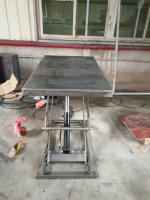 China Stainless Steel Scissor Lift Table, Hydraulic Stainless Steel Lift Levelers In Highly Corrosive Environment Application for sale