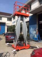 China Power Elevated Work Platform Electric Telescopic Platform Lift 8m 10m 12m for sale