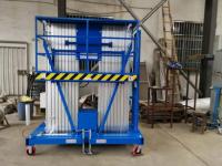 China Blue 14m Scissor Lift Aerial Work Platform Mobile Boom Lift 200KG AWP Series for sale