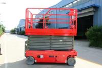China Hydraulic Aerial Self Propelled Scissor Lift 8m Full Electric Dc Battery for sale