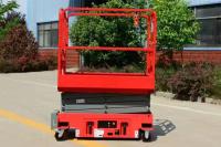 China 12m Mobile Scissor Lift Self Propelled Construction Upright Work Platforms for sale