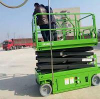 China Outdoor Mobile Scissor Lift Self Propelled Elevating Work Platforms 3m-16m for sale