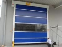 China Fast Acting Roller Shutter Doors Thermal Insulation High Speed Vinyl Roll Up Doors for sale